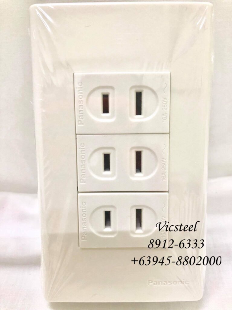 Panasonic Flat Pin Outlet Wide Series WEG-1001 – Vicsteel